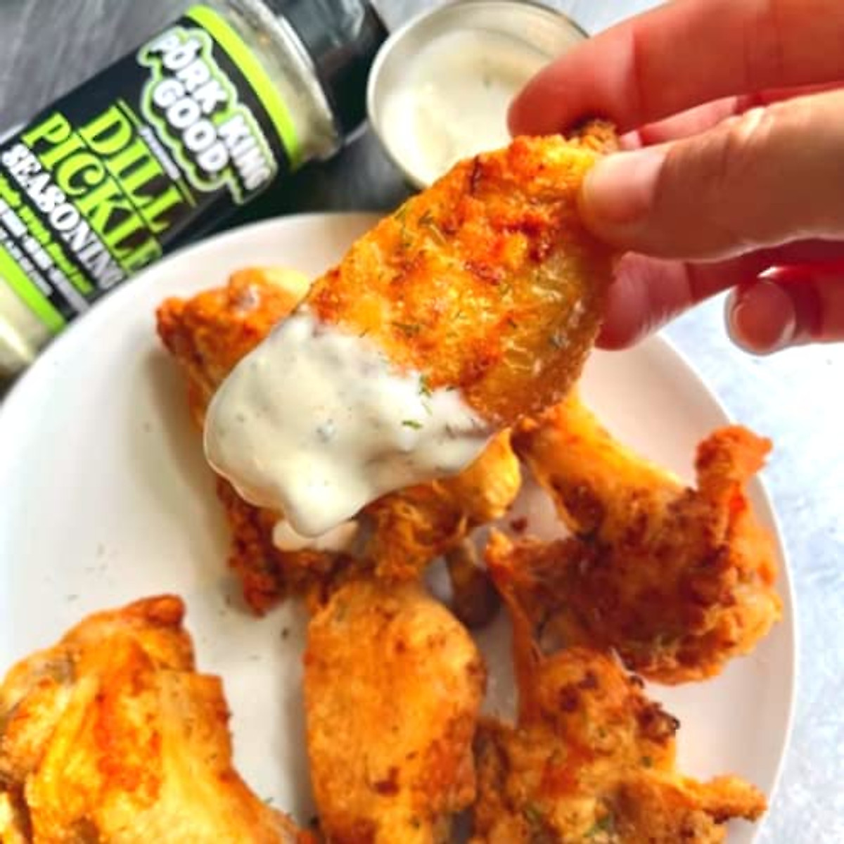 Pork King Good Dill Pickle Seasoning for Cooking and Popcorn Seasoning - Keto Friendly, Paleo, No MSG, Gluten Free (Dill Pickle, Single Shaker)