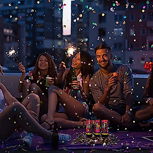 8 PCS Confetti Poppers Cannons for Wedding Birthday Graduation Baby Shower Fun Party Supplies Decorations and Favors