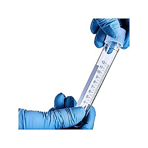 Culture Tubes, 17x100 mm, PS, Polystyrene, Sterile, 20 Bags of 25 Tubes/Unit