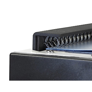 Rayson TD-1500B34 Binding Machine, Square Size Holes, 3:1 Pitch Wire-O Binder Punch 15 Sheets/Bind 130 Sheets with Sturdy Metal Construction