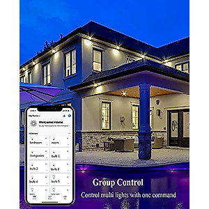 CMARS Smart Light Bulbs E12 Base, Candelabra LED Bulbs Work with Alexa Google Home IFTTT, Dimmable and RGB Color Changing Light Bulb, Tunable White Chandelier Light Bulbs (2.4 Ghz only) 8 Pack