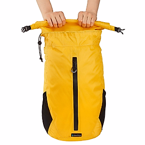 Skog Å Kust LiteSåk 2.0 Waterproof Ultralight Dry Bag | Yellow 2.0, 18 Liter Backpack