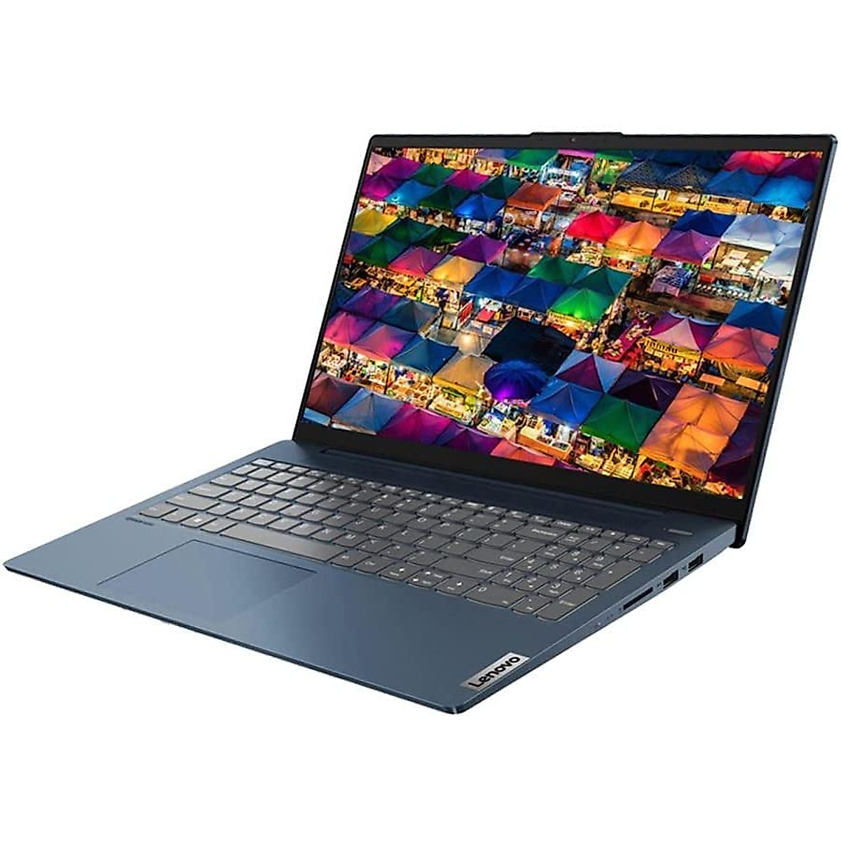Lenovo Ideapad 5i 15.6" FHD (1920 x 1080) IPS Touch Fingerprint Reader Laptop, Intel Core i5-1135G7 Quad Core 11th Gen. up to 2.4 GHz, 8GB RAM,512GB SSD, Bluetooth, HDMI, Win 11 Home, Blue, EAT Cloth