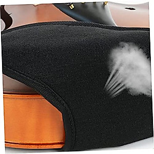 ERINGOGO 7 Pcs Violin Chin Rest Violin Stand Violin Shoulder Pad Violin Chin Cloth Violin 4/4 Violin Shoulder Rest Pad Violin Chin Mat Violin Mute Violin Supplies Cotton Pad Foldable Rubber