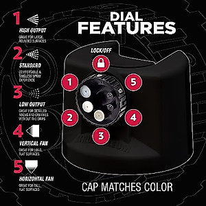 Rust-Oleum 376869 Stops Rust Custom Spray 5-in-1 Spray Paint, 12 oz, Satin Black