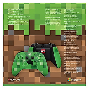 Xbox Wireless Controller/ PC Computer - Minecraft Creeper Green Special Limited Edition