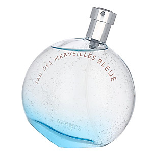 Hermes Eau Des Merveilles Bleue Eau De Toilette Spray 3.3 Fl Oz