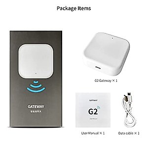 YRHAND Smart Lock WiFi Gateway Smart Hub WiFi Hub TT Lock App Gateway Smart Goor Lock with Remote Control Smart hubs Compatible with Alexa Google Home,WiFi Bridge for Door Locks