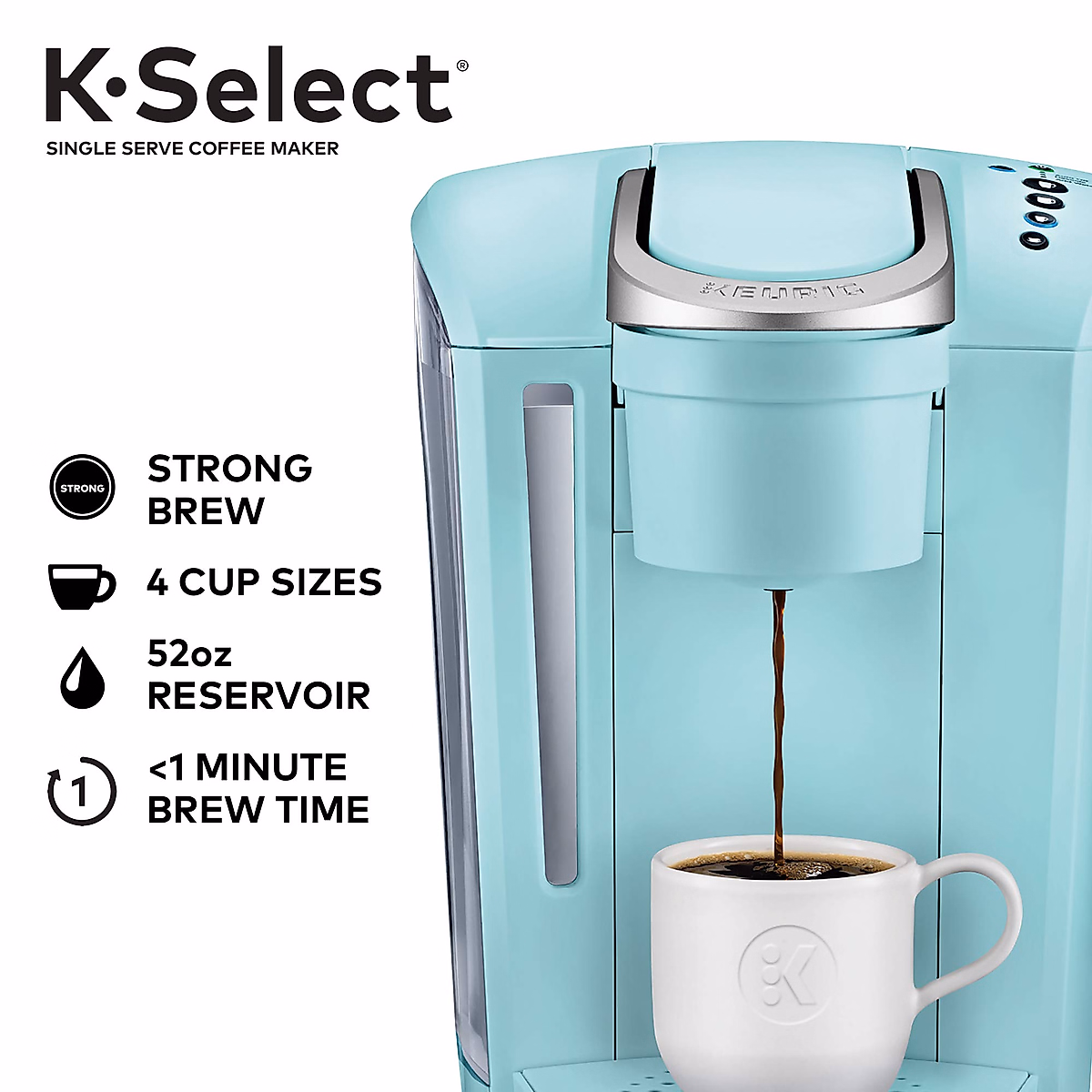 Keurig K-Select Single-Serve K-Cup Pod Coffee Maker, Oasis