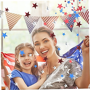 1 Independence Day Confetti Independence Day Party Confetti Plastic Confetti Table Scatter Confetti Glitter Confetti Decor Decorative Confetti Tabletop Decor Glitter Confetti