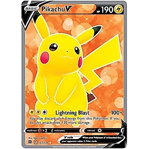Pikachu V - 157/172 - Full Art Ultra Rare - Sword & Shield: Brilliant Stars
