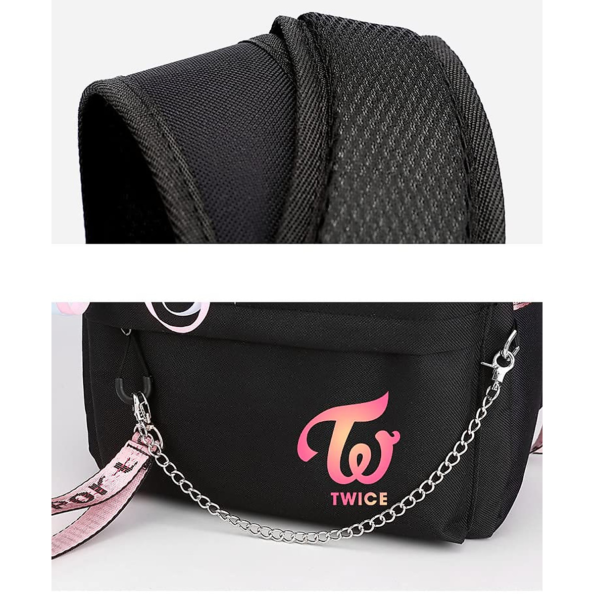 LOVEAngeler Twice Kawaii Backpack Colleage Bookbag School Bag Casual Daypack Twice Merchandise Mochila For Girls