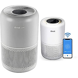 LEVOIT Air Purifier for Home Large Bedroom & Air Purifiers for Home Large Room, Smart WiFi Alexa Control, H13 True HEPA Filter, White