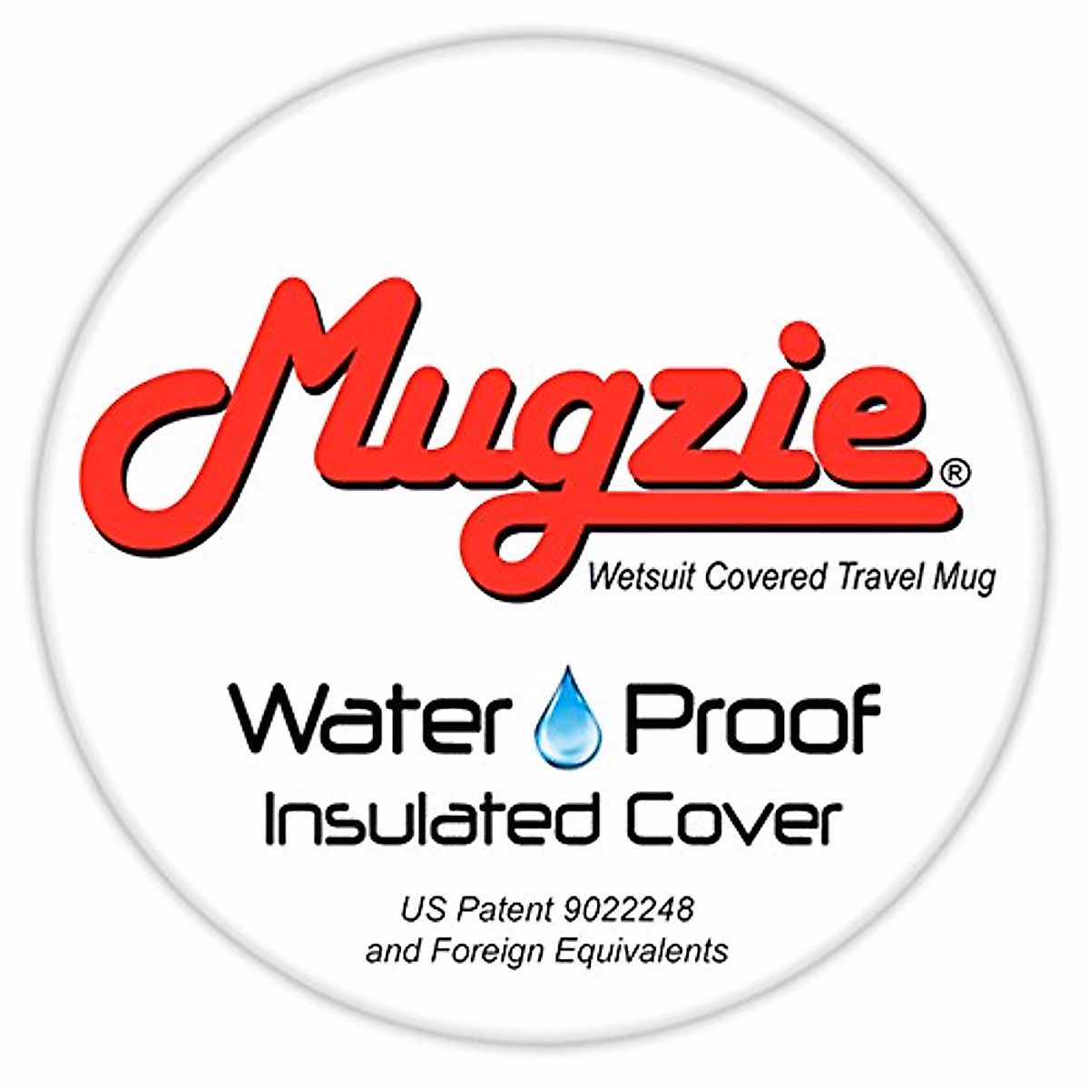 Mugzie Fancy Skull Travel Mug with Insulated Wetsuit Cover, 16 oz, Black