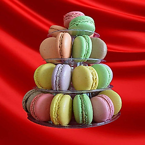 SM SunniMix 2pcs Tier Lightweight Macaron Tower Display Carrying Case