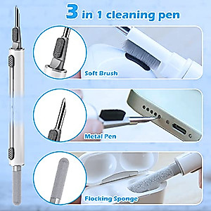 Cleaner kit for Airpods, Airpod Pro Cleaning Pen Soft Brush for Airpods Pro 1 2, 20pcs Earbuds Cleaning kit for Phone Charging Port,Earphones,Earbuds, Laptop,Smartwatch,Camera Lens