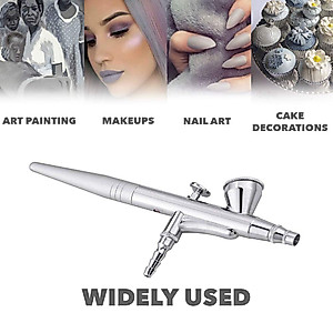 Portable Airbrush Gun Gravity Feed Airbrush Nails Pen Oxygen Gun Paint Spray Silk Makeup Kit Aerografo para Reposteria Aerografos para Pintar Profesional