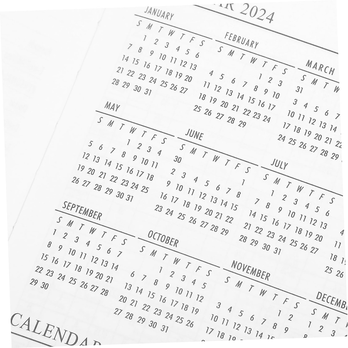 MAGICLULU 3pcs Gallery Leather Weekly Planner 2024 Weekly Planner Notebook Daily Task Planner Weekly Pocket Planner Pocket Notebook Office Accessory Paper Calendar Work Small Notebook