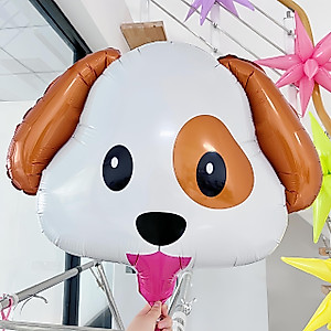 Puppy Dog Emoticon bag Balloon 3pcs 28Inch/Puppy Dog Head Balloons/Dog Birthday Balloon/Halloween Decoration Balloons/Adopt Puppy Party Decoration/Animal Party/Baby Showers/Spoof Theme Party