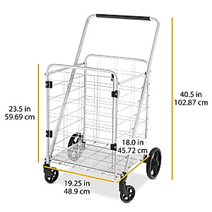 Whitmor Heavy Duty Utility Cart with Front Door