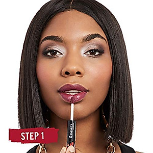Rimmel London Provocalips 16hr Kiss-Proof Lip Color - Two-Step Liquid Lipstick to Lock in Color and Shine - 430 Wish Upon A Berry, .14 fl.oz.
