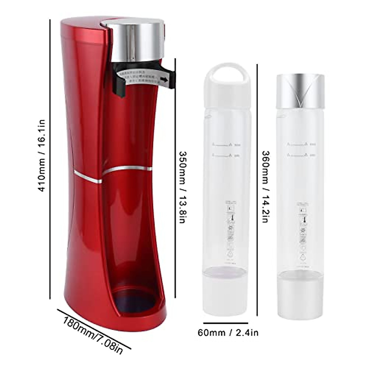 Portable Sparkling Water Maker: Effortless, Efficient, and Secure - Enjoy Refreshing Bubbles Anywhere!