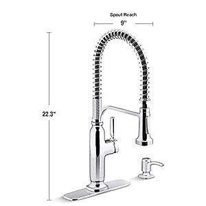 Kohler Ealing Polished Chrome High-arc Kitchen Faucet