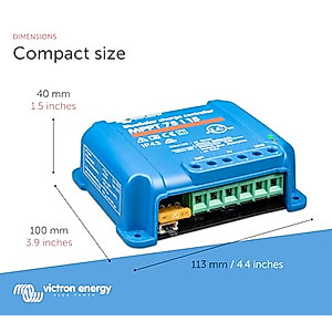 Victron Energy BlueSolar MPPT 75V 15 amp 12/24-Volt Solar Charge Controller