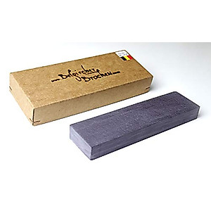 BLUE BELGIAN WHETSTONE original 5,90x1,57in I Grinding stone for knives & tools I Sharpening stone for extra fine grinding effective & highest precision I Incl. slurry stone I Grain 5000-6000