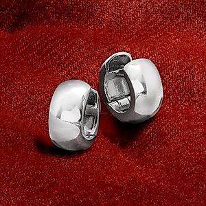 Ross-Simons Italian Sterling Silver Huggie Hoop Earrings