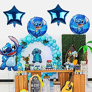 MC TTL Lilo and Stitch Party Lilo and Stitch Balloons for Birthday Party Baby Shower Decorations