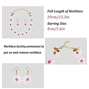 Hitormoon Girls Pink Costume Dress Movie Cosplay Princess Dress Up Kids Outfits with Pearl Belt and Daisy Accessories Birthday Party HN007L