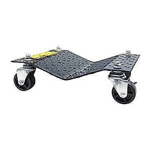 HPDMC 6000lbs Capacity Tire Dolly Wheel Dolly Car Tire Stakes丨4 Pack丨Black