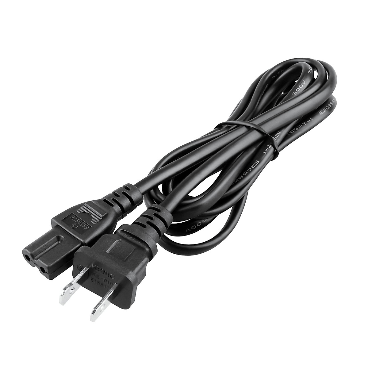 Jantoy AC in Power Cord Outlet Socket Cable Plug Lead Compatible with Panasonic Sony PlayStation ETC 195, Sony PlayStation PS1 & Sony PlayStation PS2