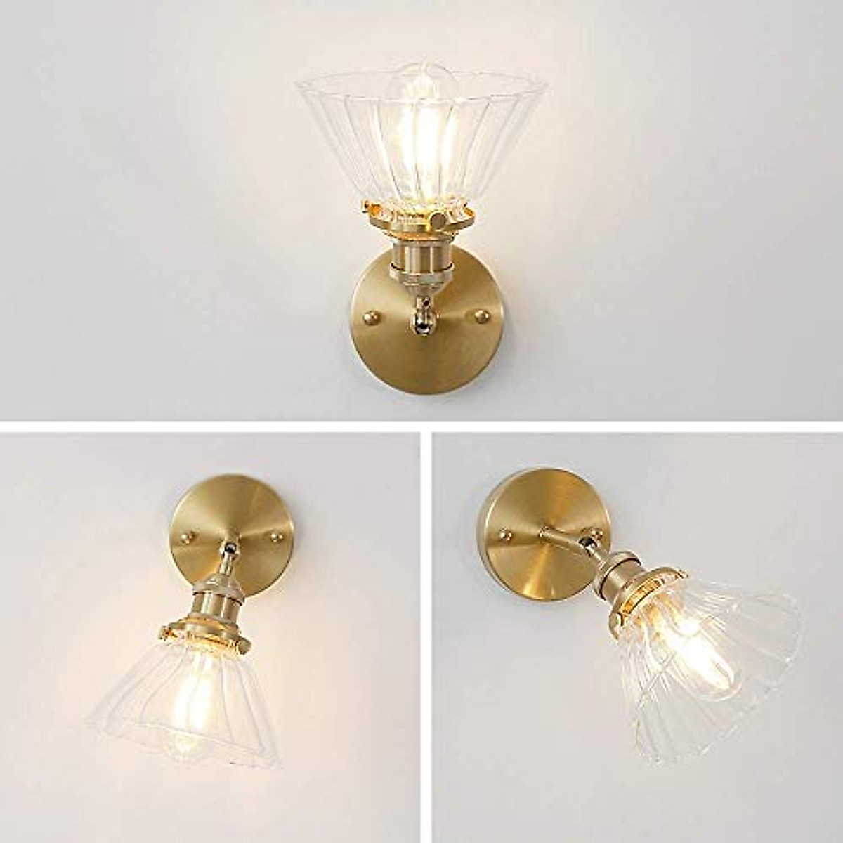 SANBDDLYY Wall Lamps,Wall Sconce with Plug in Cord and on Off Toggle Switch, Gooseneck Retro Wall Light Fixtures for Bedroom Nightstand, Barn or Warehouse Set