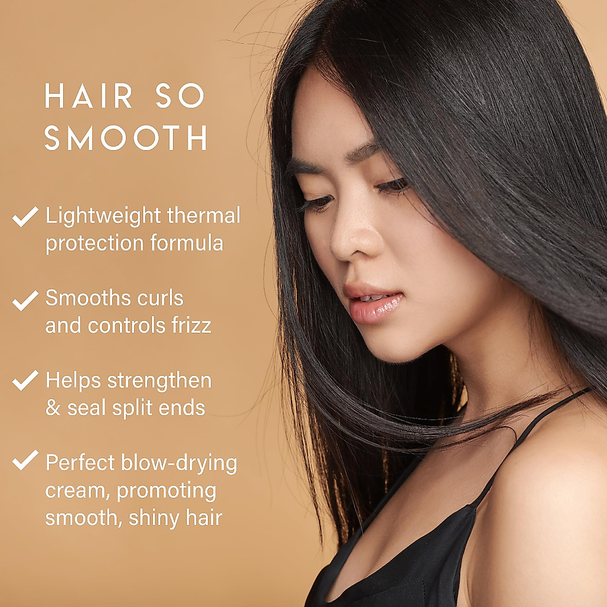 ALURAM Coconut Water Smoothing Cream, Frizz-Free Shine for All Hair Types, 6 Fl Oz