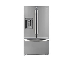Winia 31 cu.ft French Door Refrigerator with Ice & Water Dispenser, Energy Star, Stainless Steel (WZBHD31ATE)