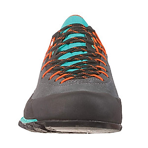 La Sportiva Womens TX4 Approach/Hiking Shoes, Carbon/Aqua, 7.5-8