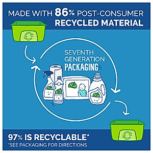 Seventh Generation Dishwasher Detergent Powder for sparkling dishes Free & Clear Dishwasher powder 75 oz