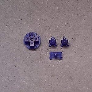 Colorful Game Controller Gamepad Buttons Replacement for Nintendo Game Boy GBP - Black