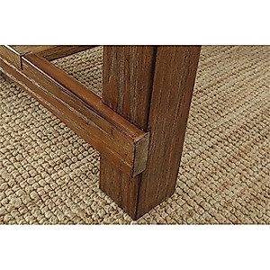 BOWERY HILL Contemporary Counter Height Wood Dining Table in Natural