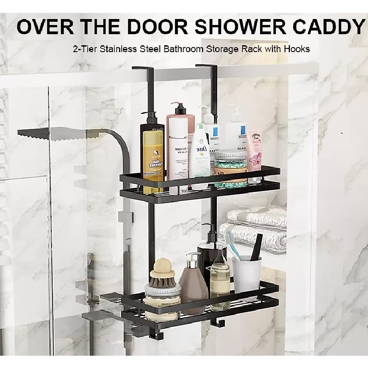 Stainless Steel Bathroom Shower Shelf Hanging Storage shower caddy, MX-L01