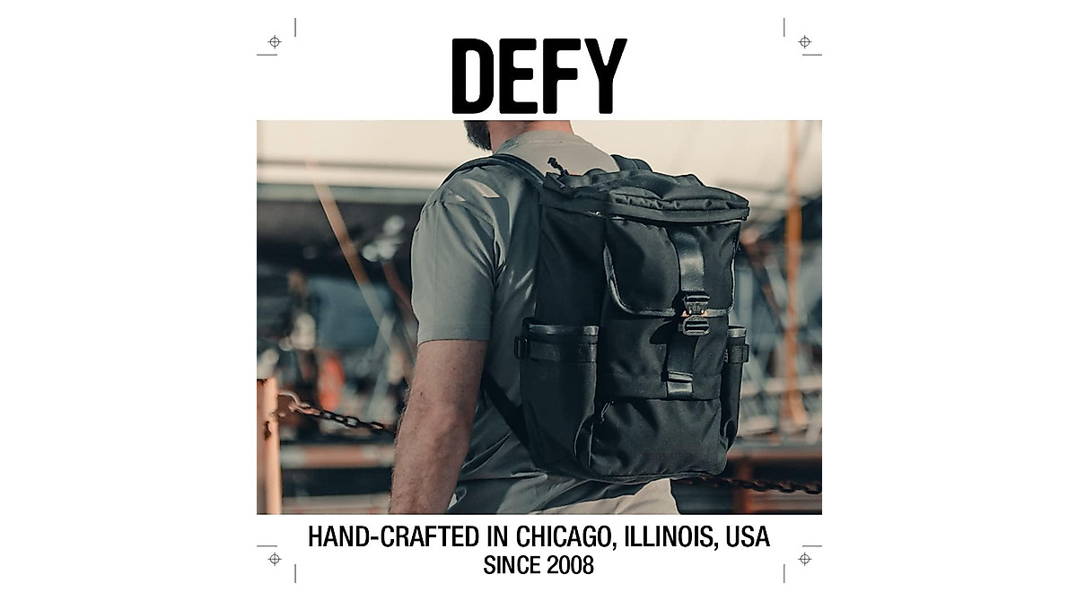DEFY Menace Backpack 2.0 - Water-Resistant Waxed Canvas Backpack