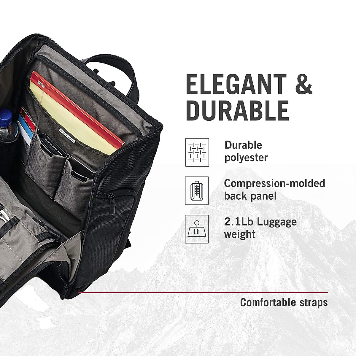 Victorinox Altmont Professional Fliptop Laptop Backpack in Black