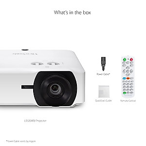 ViewSonic LS920WU 6000 Lumens WUXGA Laser Projector for 300 Inch screen, Dual HDMI, 4K HDR/HLG Support, 1.6x Optical Zoom for Business and Education