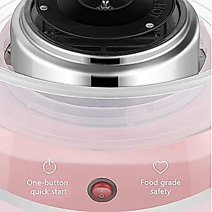 Wgwioo Candy Floss Maker Machine, Electrical Cotton Candy Machine, Home Kids Party Sweet Gift Household Machine,Pink