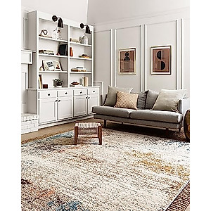 Loloi II Alchemy Collection ALC-03 Ivory/Multi, Contemporary 11'-6" x 15' Area Rug