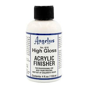 Angelus 610 High Gloss Acrylic Finisher, Clear