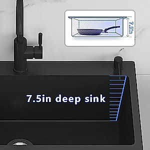 SKIHOT Commercial Stainless Steel Sink,Commercial Kitchen Prep Utility Sink,Stainless Steel Utility Sink,Single Bowl Commercial Kitchen Sink w/Workbench, Utility Kitchen Sinks/Faucet/Drain Kit