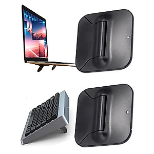 Mini Laptop Stand, Keyboard Riser Stand, Invisible Ergonomic Laptop Holder Stand Riser, Foldable Tablet Pad Phone Stand Lap Cooler for MacBook, Air, Pro, Lenovo, HP More (2PCS)